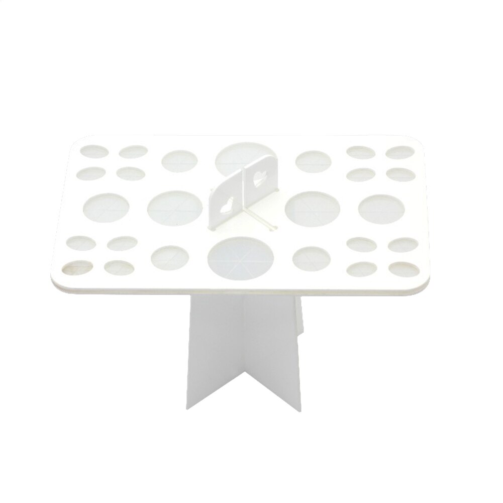 20 Holes Makeup Brush Display Stand Acrylic Makeup... – Grandado