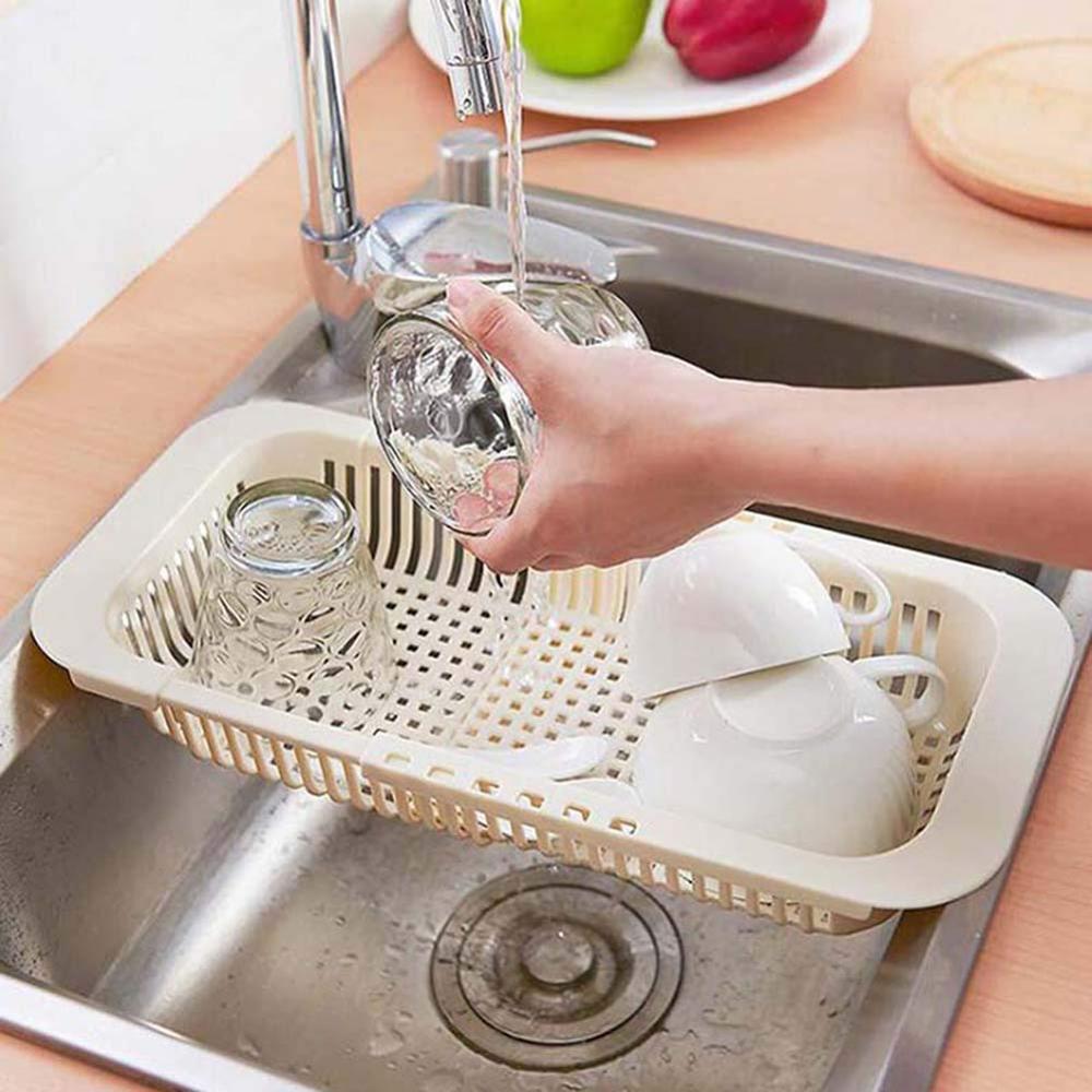 1pc Retractable Draining Basket Sink Colander Vege... – Vicedeal