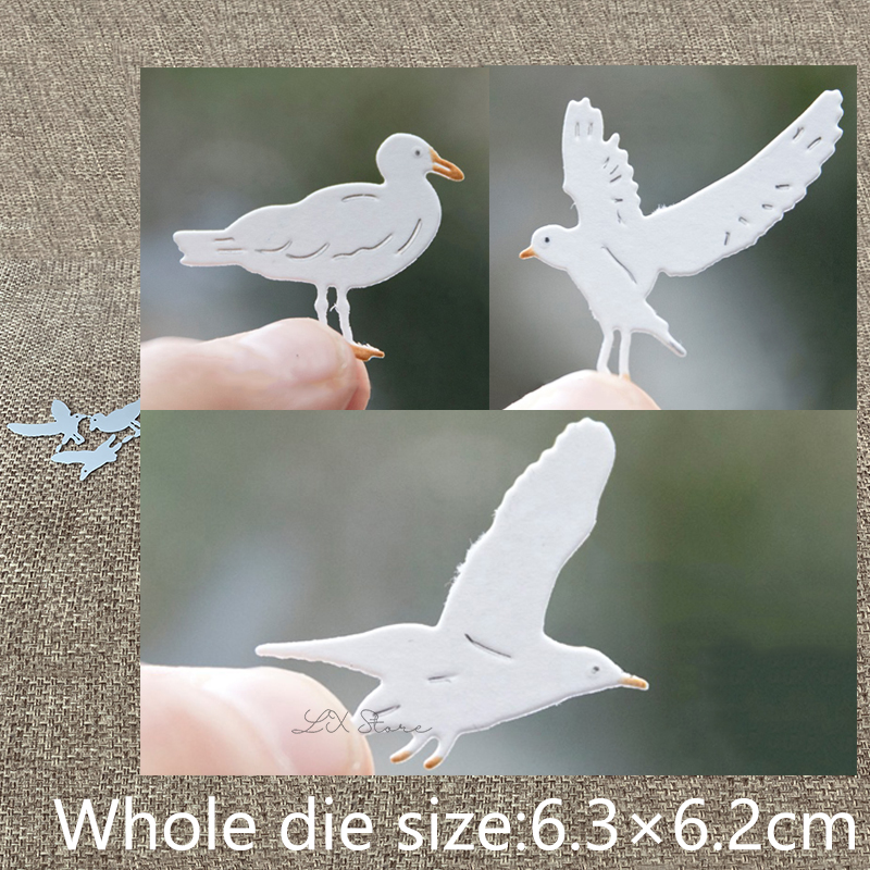 Craft Metal stencil mold Cutting Dies 3pcs Seagull... – Grandado