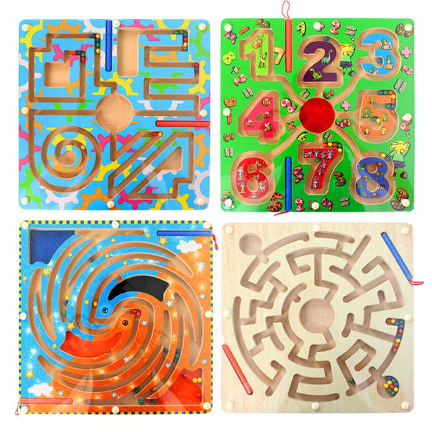 Kinder Magnetische Labyrinth Spielzeug Slot Labyri... – Vicedeal