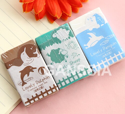 1pc Kawaii animal style eraser for kids Small size... – Grandado