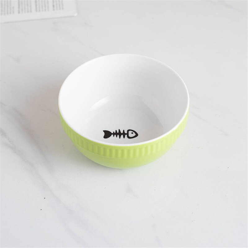 Ceramic Pet Bowl Protect The Spine Table High Foot... – Vicedeal