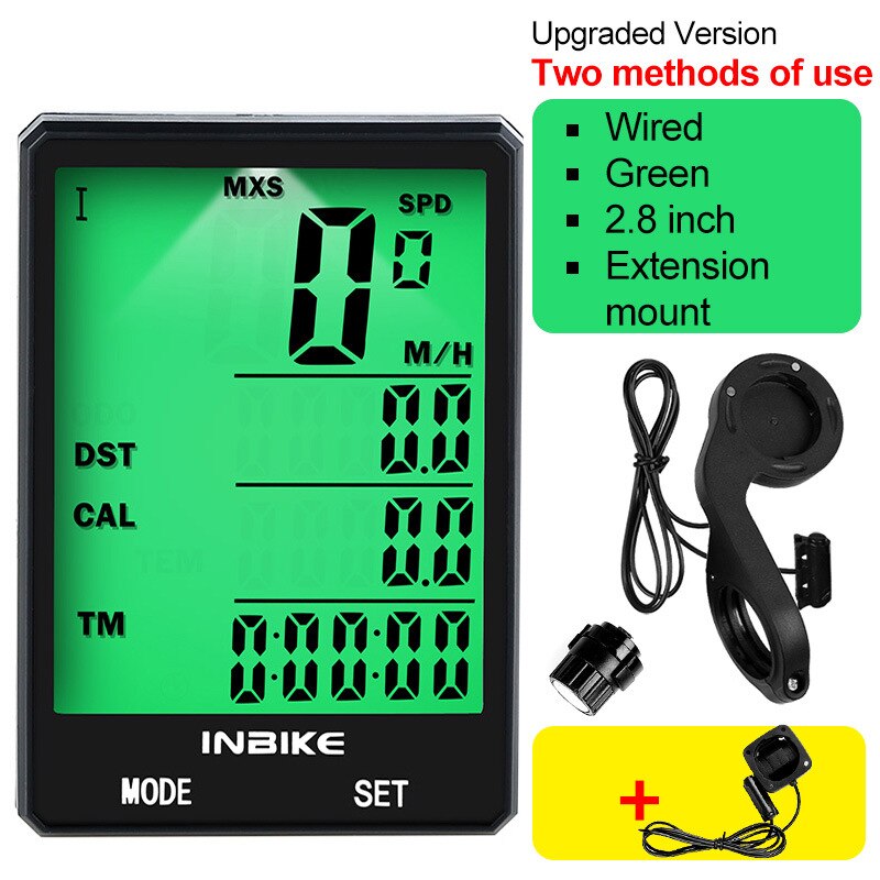 CX-9 Bike Computer Bicycle Speedometer Wireless Wi... – Grandado