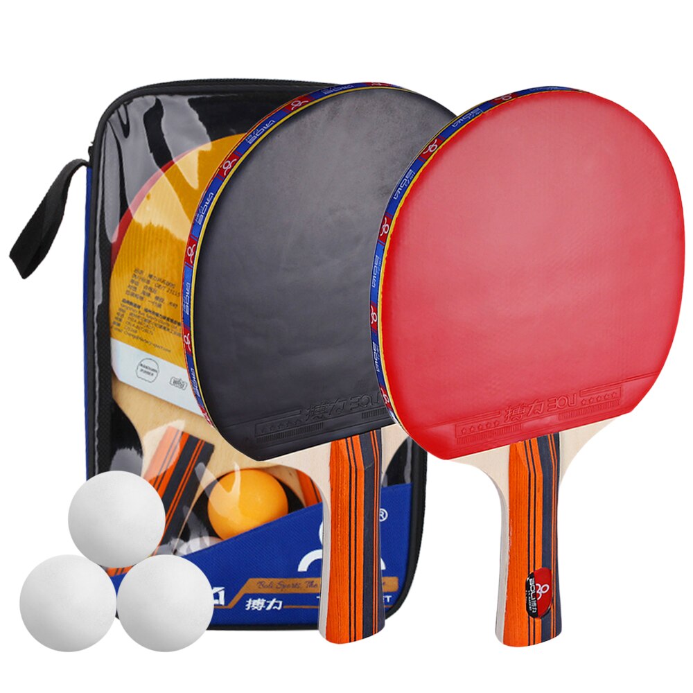 Table Tennis Ball and Bat Set 2 Ping Pong Bats wit... – Vicedeal