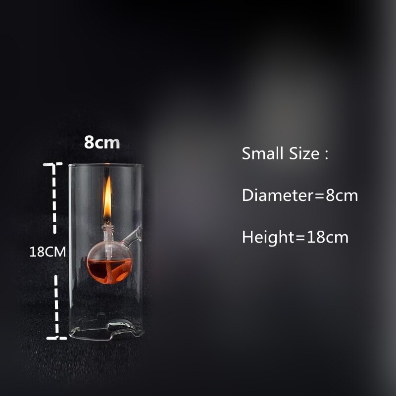 Small Size Glass Oil Lamp Home Decoration Height=1... – Grandado