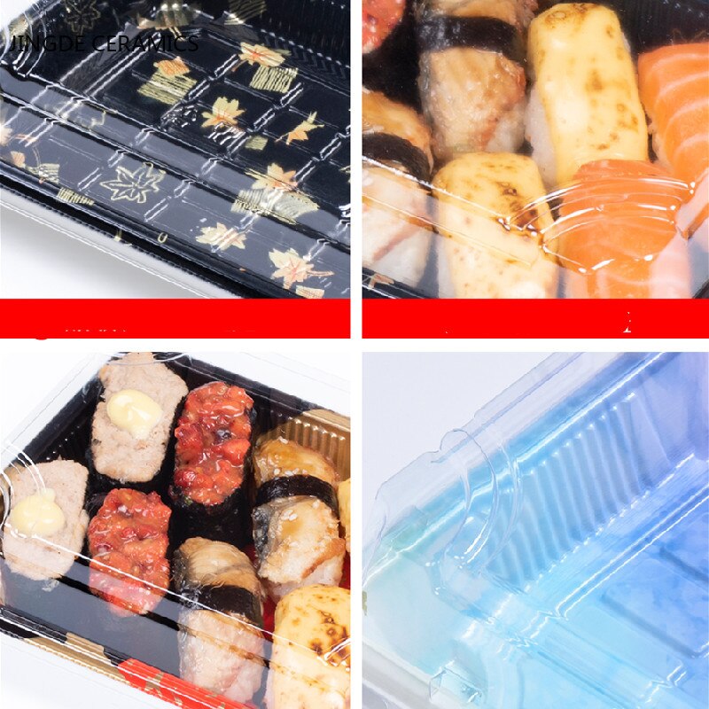 50pcs Japanese Disposable Sushi Packing Box Lunch ... – Vicedeal