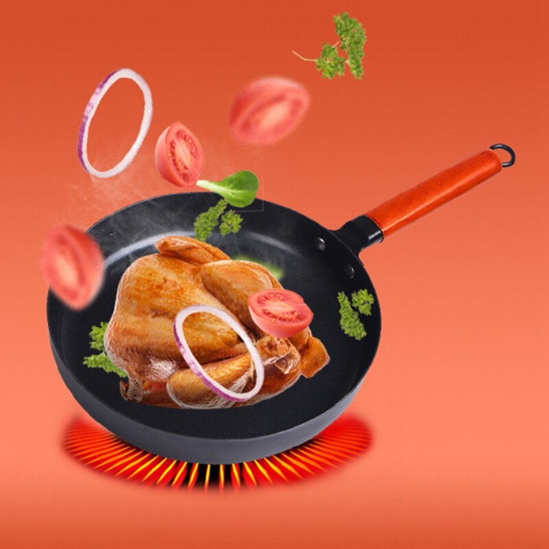 26cm støbejern slip-let stegepande kogepande mini ... – Grandado