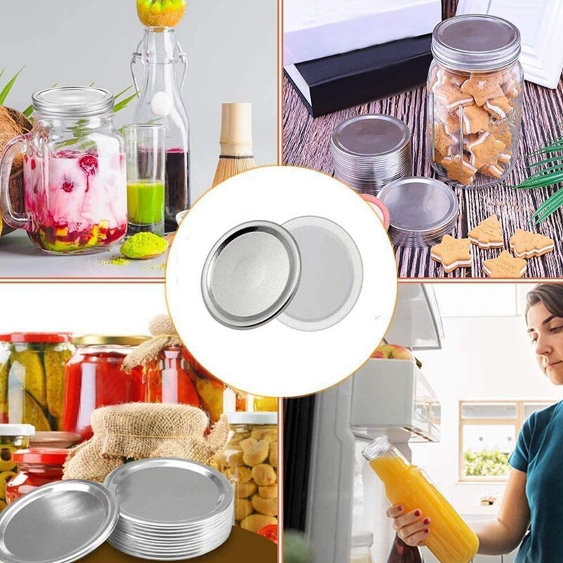 28 Pieces Wide Mouth Jar Lids Split Type Sealing L... – Vicedeal