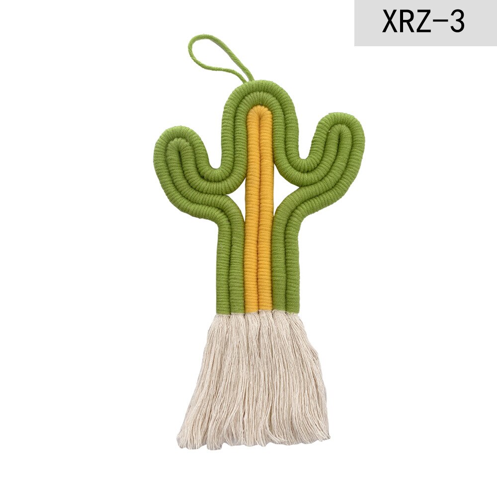 Cactus Macrame Wall Hanging Boho Decor Farmhouse R... – Grandado