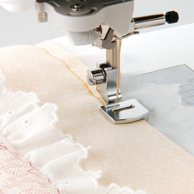 pie prensatelas Ruffler Hem para máquina de coser Brother cantante ...