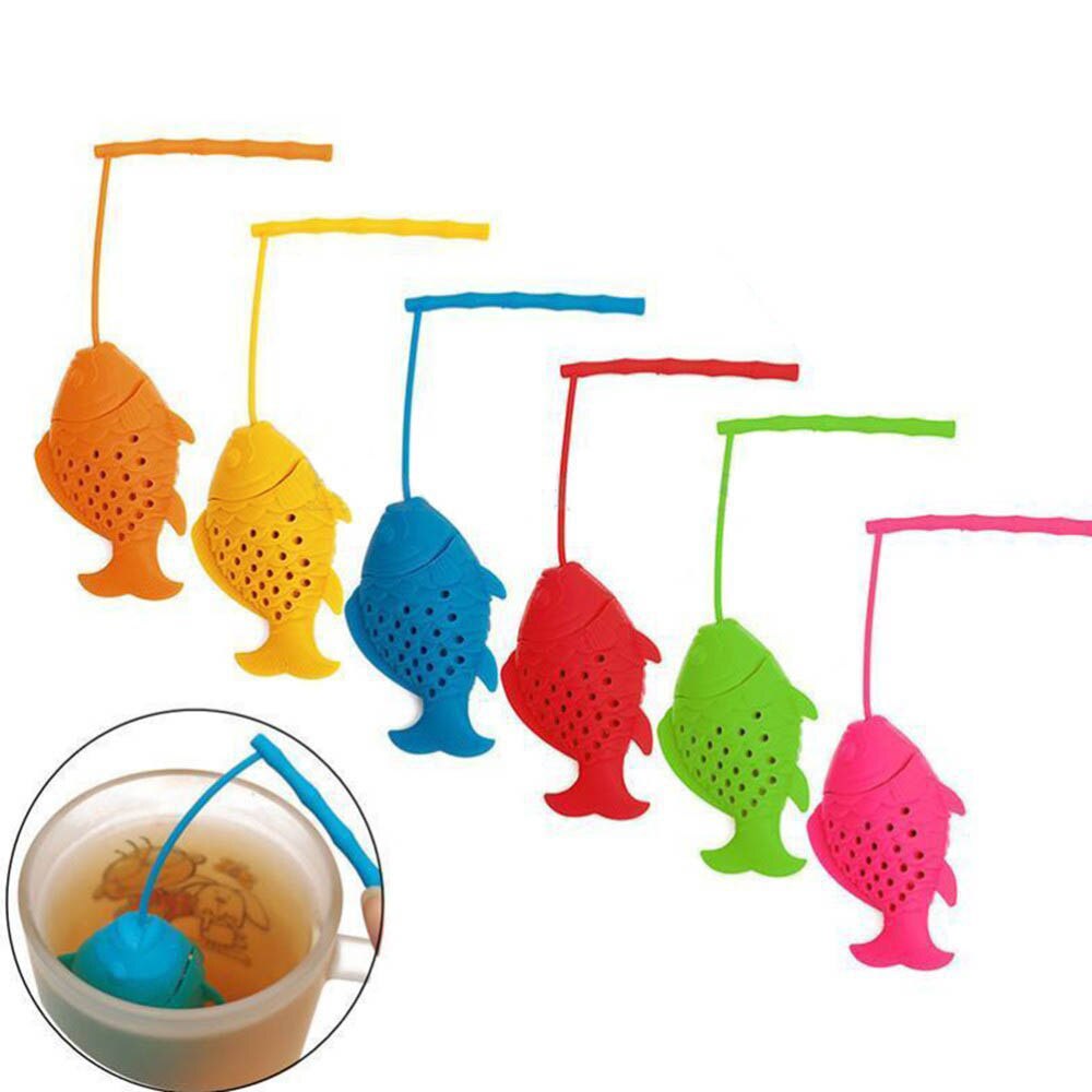 Reusable Fish Silicone Tea Infuser Loose Leaf Stra... – Grandado
