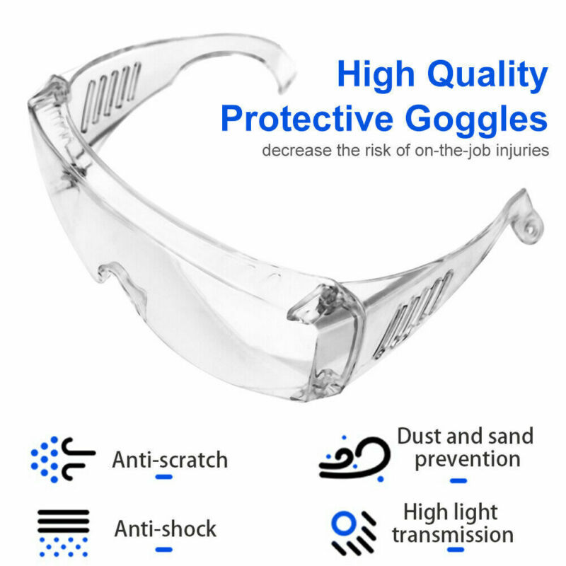 Clear Safety Glasses/Anti Dust Protective Goggles/... – Grandado