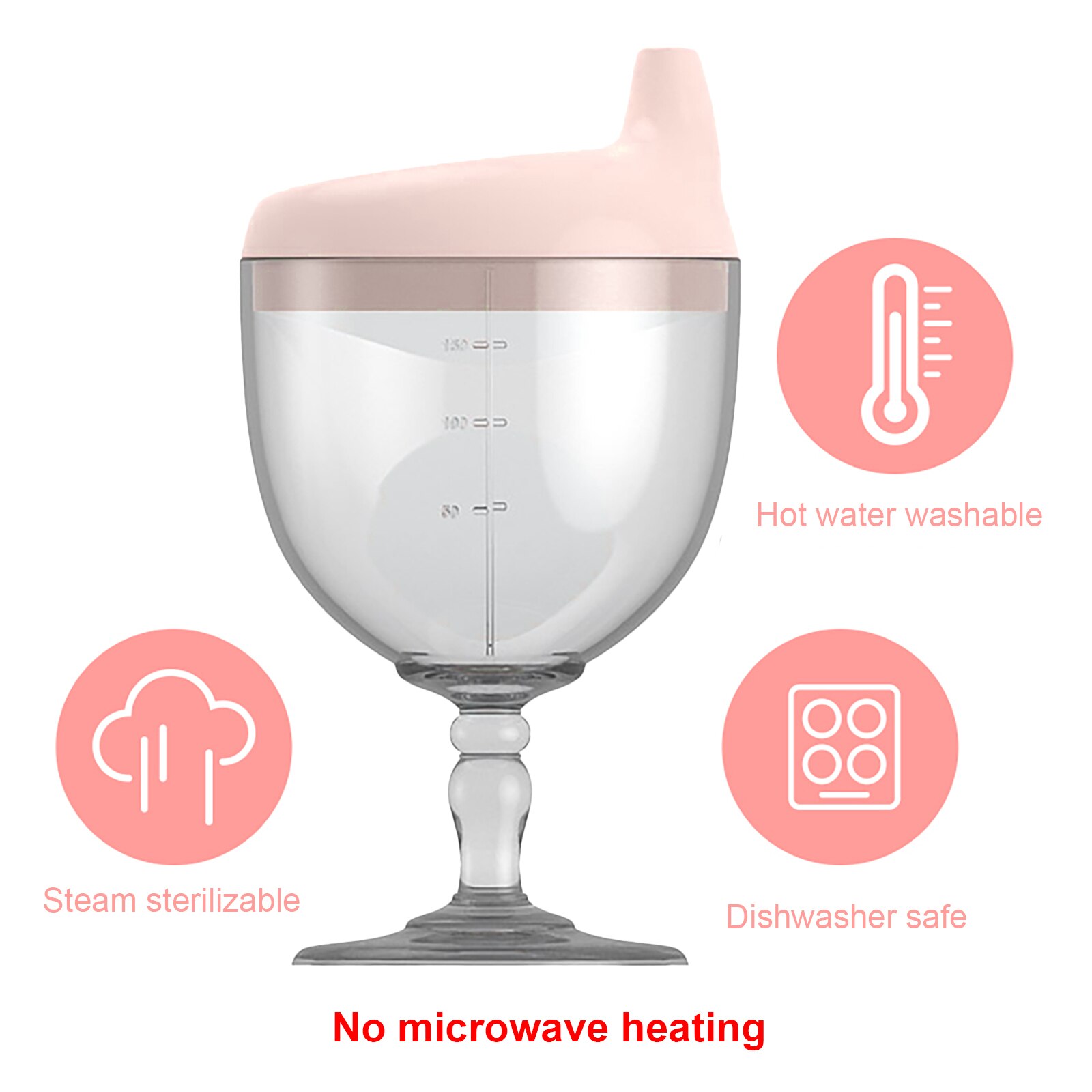 Baby Beker Geen Spill Baby Sippy Beker Wijn Glas Z... – Vicedeal