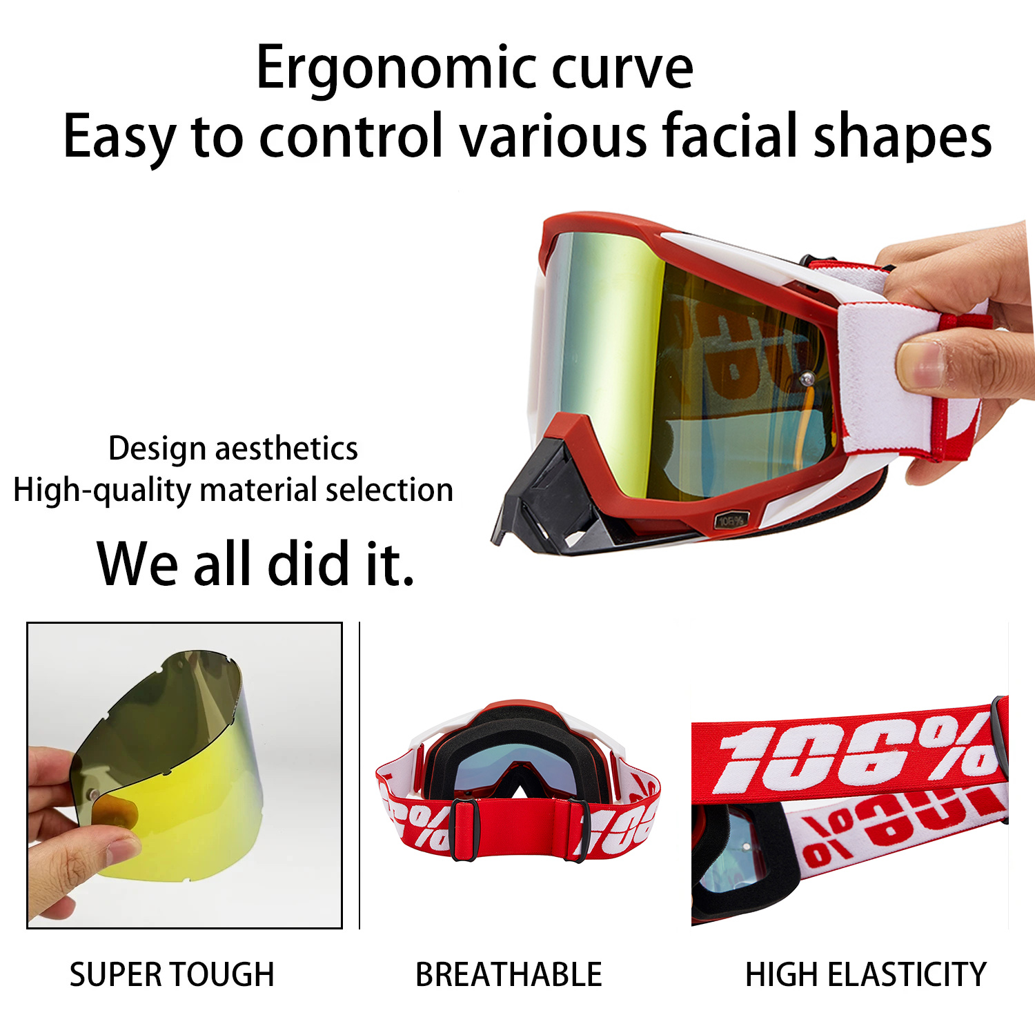 Glasses Man Glasses Motorcycle Goggles Motocross R... – Grandado