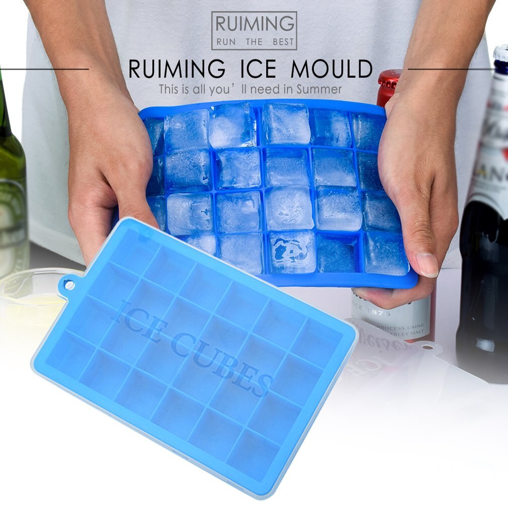 Mit Deckel Eis Tablett 24 Grids Umweltfreundliche ... – Vicedeal