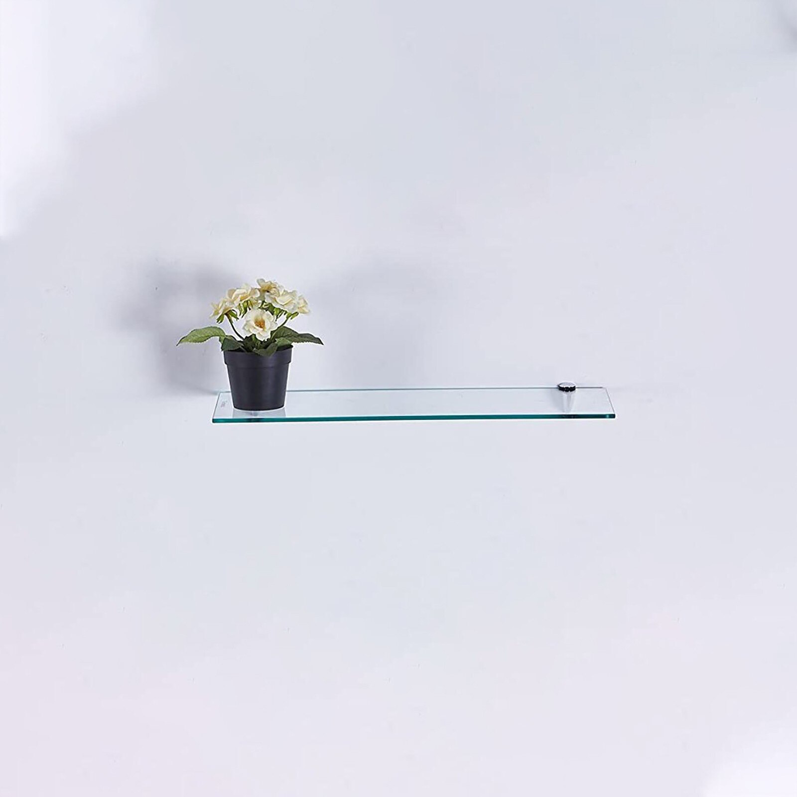 1047 Transparent glass wall shelf, very suitable a... – Vicedeal