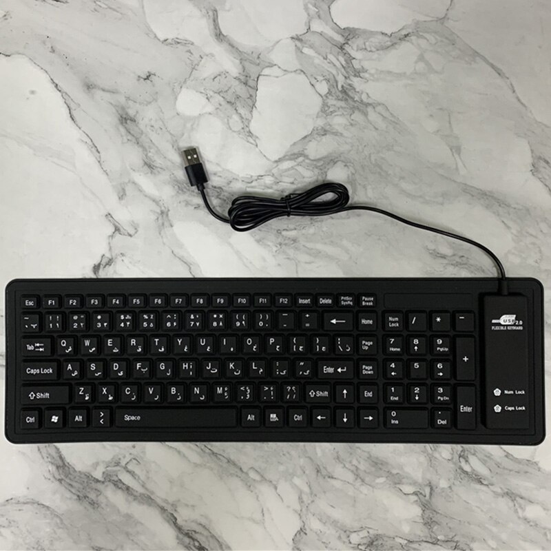 Russian/French/Korean/Arabic Soft Silicon Keyboard... – Grandado