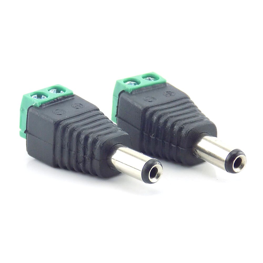 2 Stuks 2.1Mm Dc Male Plug Connector Adapter Voedi... – Vicedeal