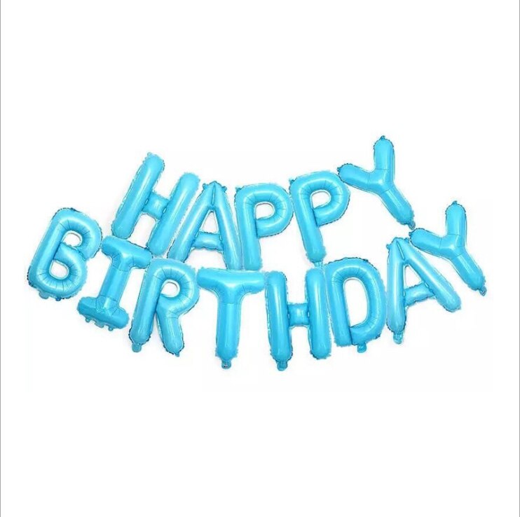 16 inch Letters HAPPY BIRTHDAY Foil Balloons Happy... – Vicedeal