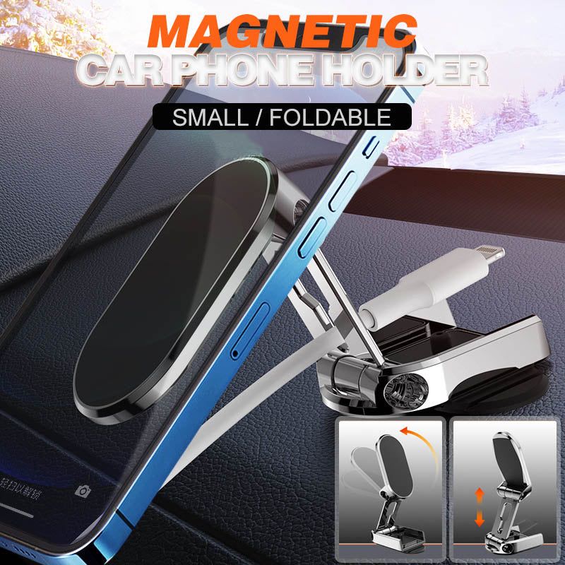 Auto Telefoon Houder Magnetische Opvouwbare Mobiel... – Vicedeal