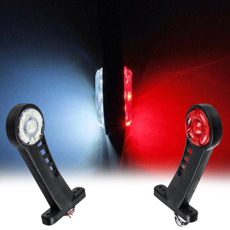 2pcs 24V Car Truck Elbow Side Marker Lights Indica... – Vicedeal