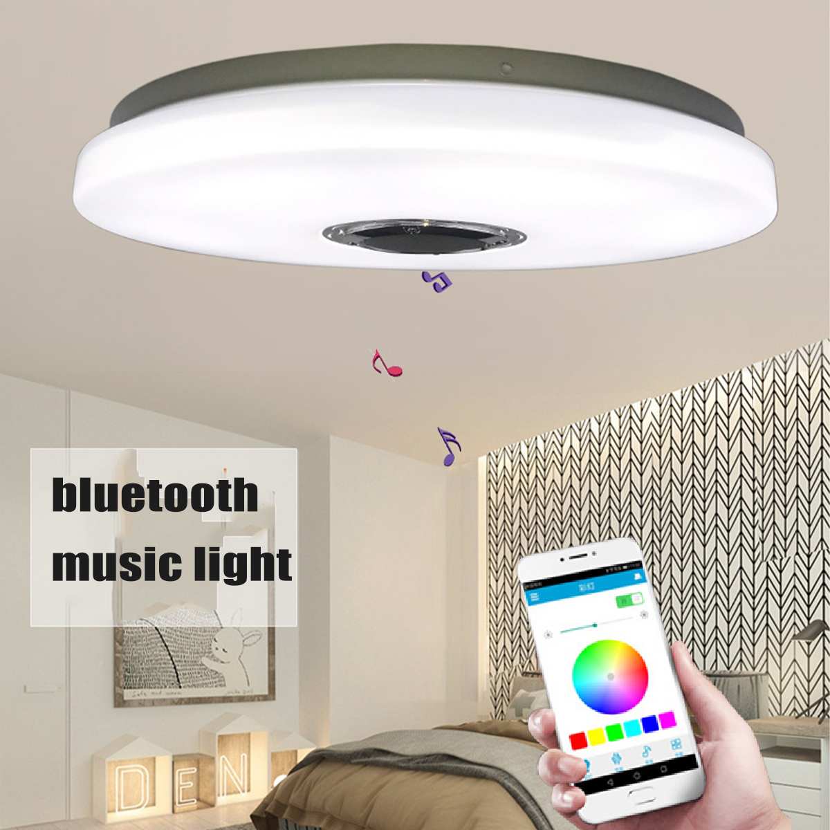 Smart 36/60W RGB Led-deckenleuchten Moderne APP bl... – Vicedeal