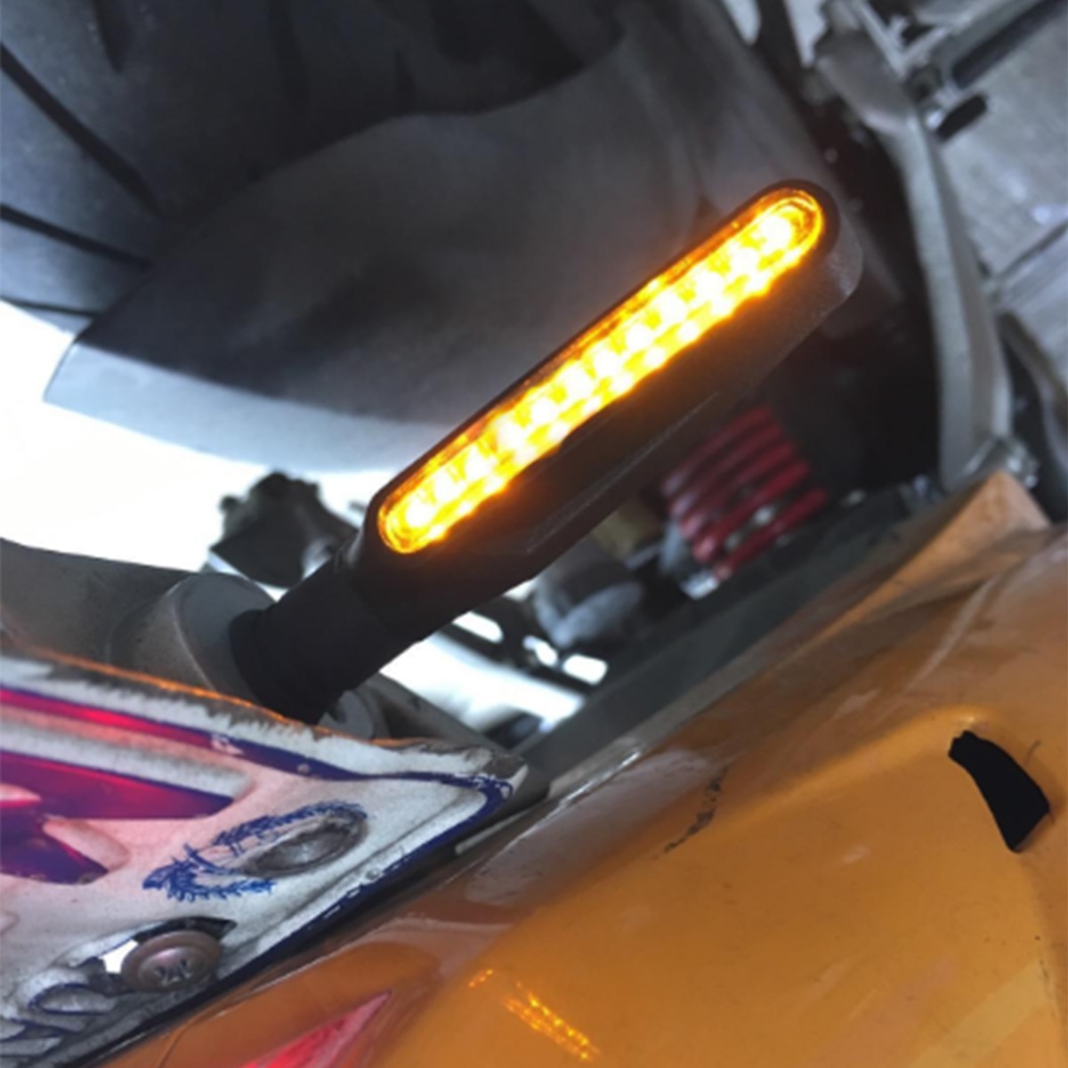 2 stks Universele Motorfiets LED Flexibele Richtin... – Grandado