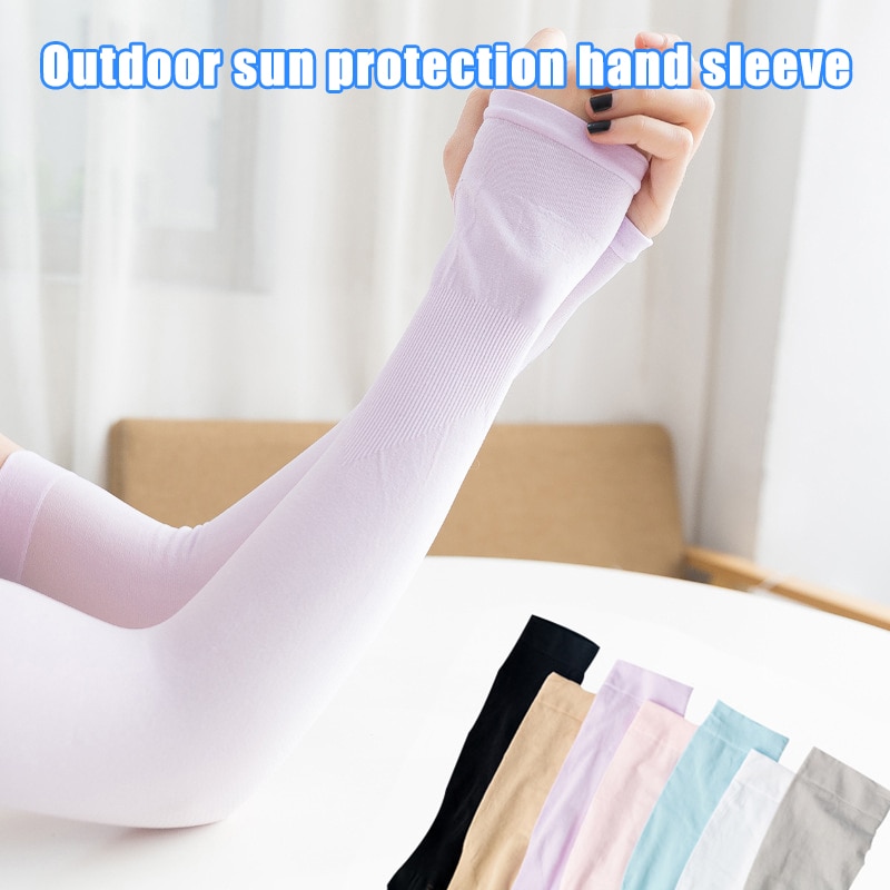 Cooling Arm Sleeves Warmers Sports Sleeve Sun UV P... – Vicedeal