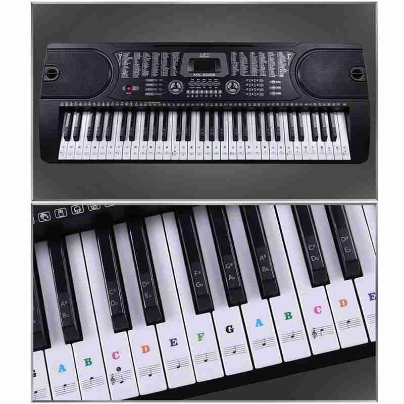 Transparent Detachable Piano Music Decal Notes Pia... – Grandado