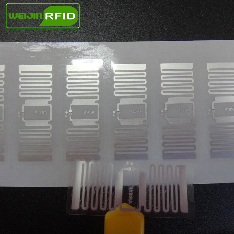 Rfid Tag Uhf Sticker Impinj MonzaR6 AR61F Natte In... – Vicedeal
