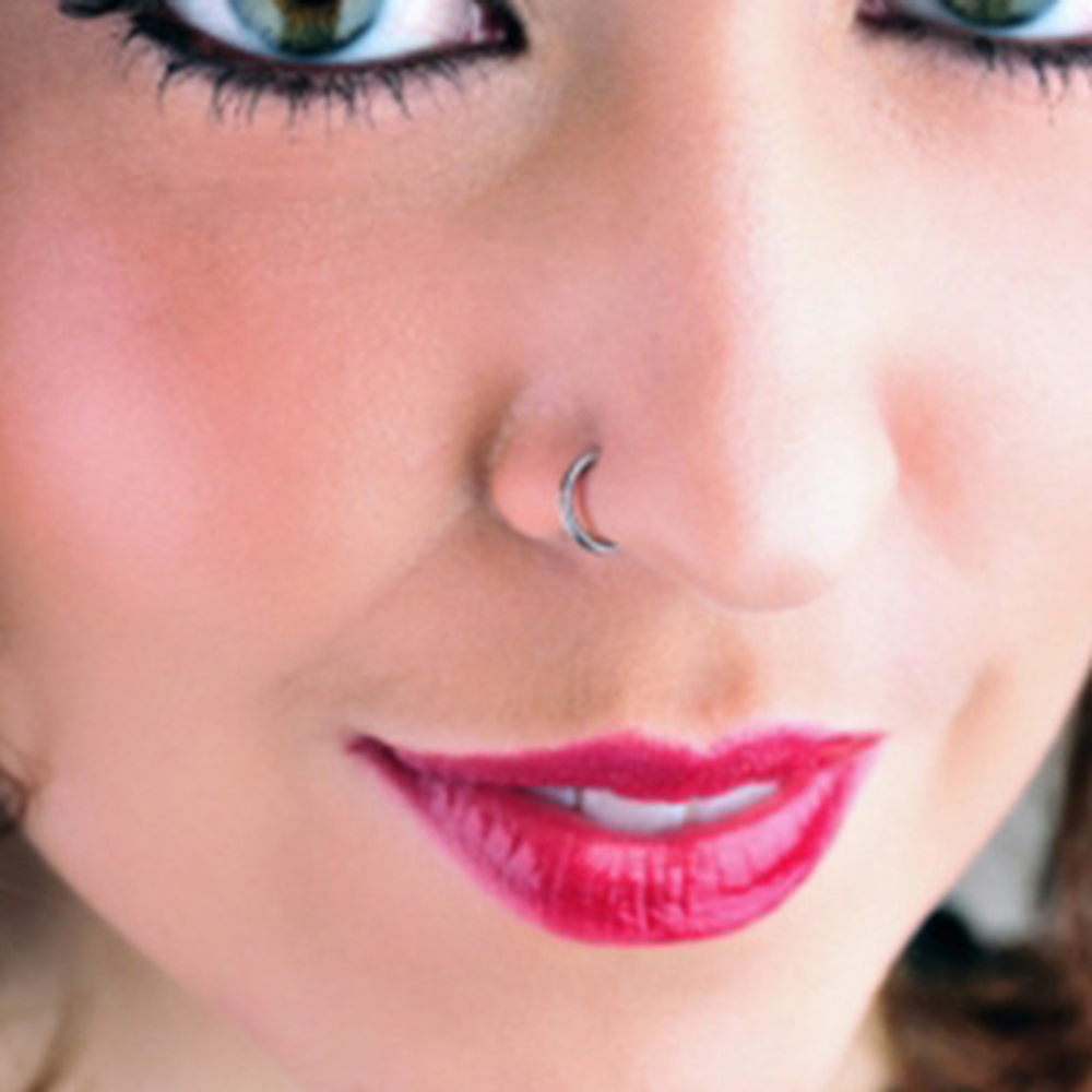 Roestvrij Staal Naadloze Segment Ringen Neus Hoops... – Grandado