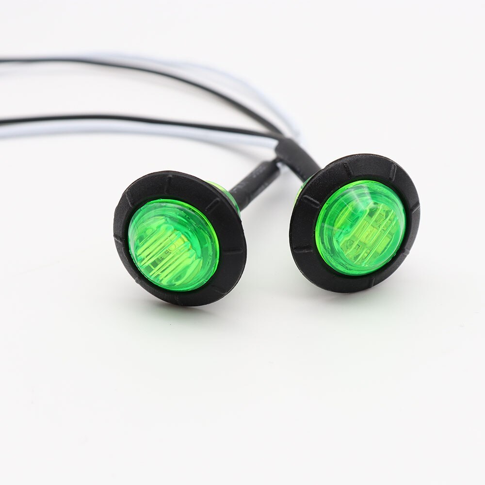 10 st vattentät 12v 3 led 3/4 "släpvagns sidomarke... – Grandado