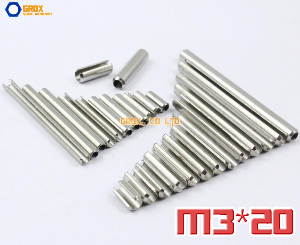 100 Pieces M3 x 20mm 304 Stainless Steel Slotted S... – Vicedeal