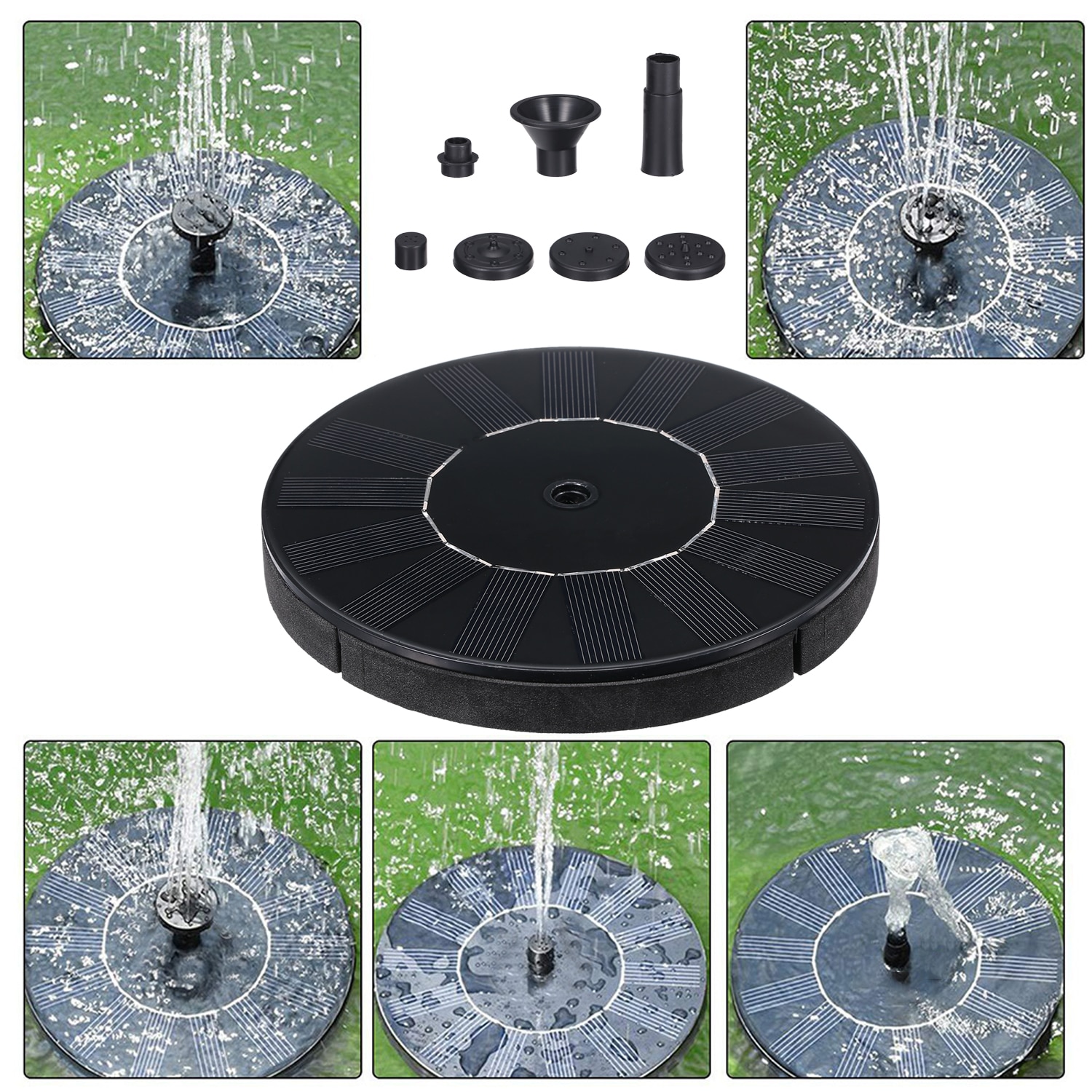 Zonne-energie Energie Fontein Pomp Kit Waterpomp S... – Grandado