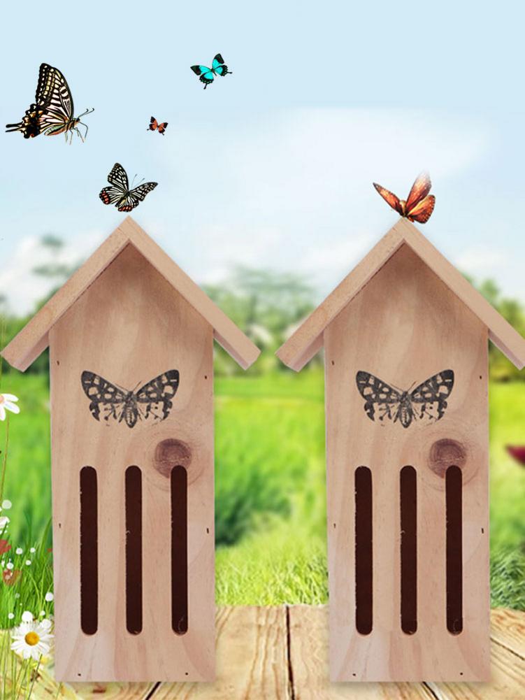 Wooden Insect House Box Insect Feeding Nest Insect... – Grandado