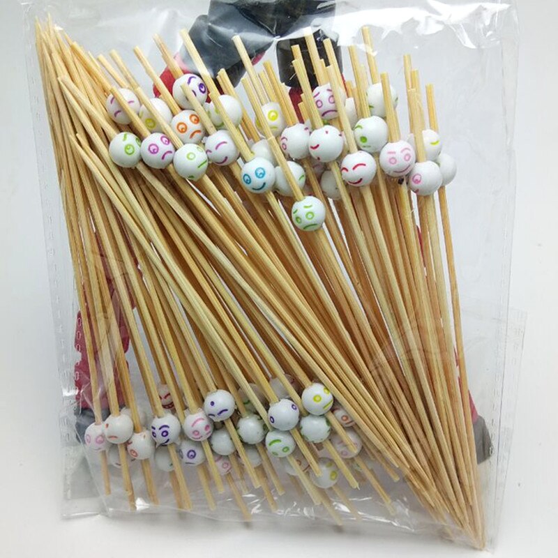 XUNZHE 12Cm 100Pcs Handmade Fruit Fork Self-Select... – Grandado