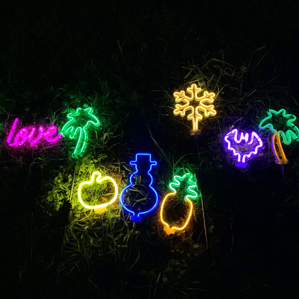 Solar Led Neon Light Outdoor Christmas Tree Coconu... – Vicedeal