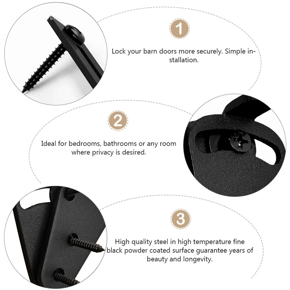 13 Pcs Latch Durable Premium Rolling for Door Gara... – Grandado