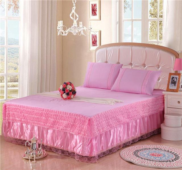 35 Bed Rok Effen Bed Cover Lakens Bed Gewatteerde ... – Vicedeal