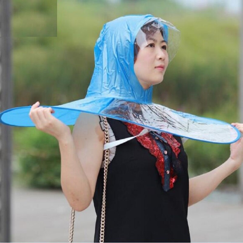 Funny Raincoat Headwear Hat Cap Outdoor Fishing Go... – Vicedeal