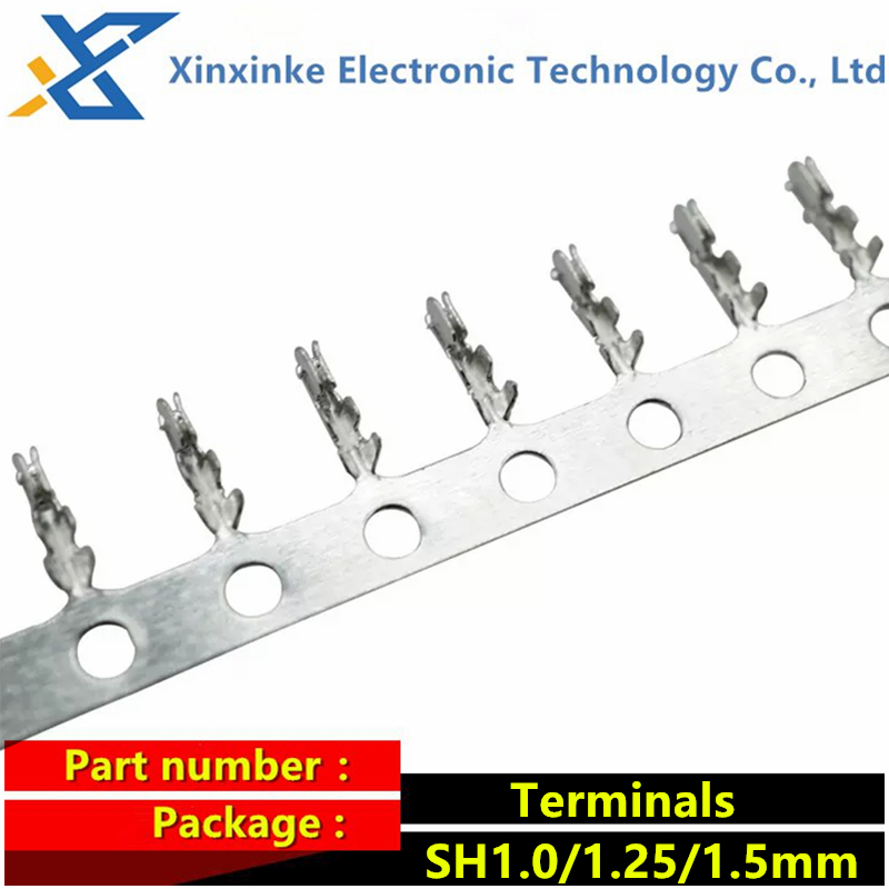 100 st 1.0mm 1.25mm stiftsterminaler sh1.25 sh1.5... – Vicedeal