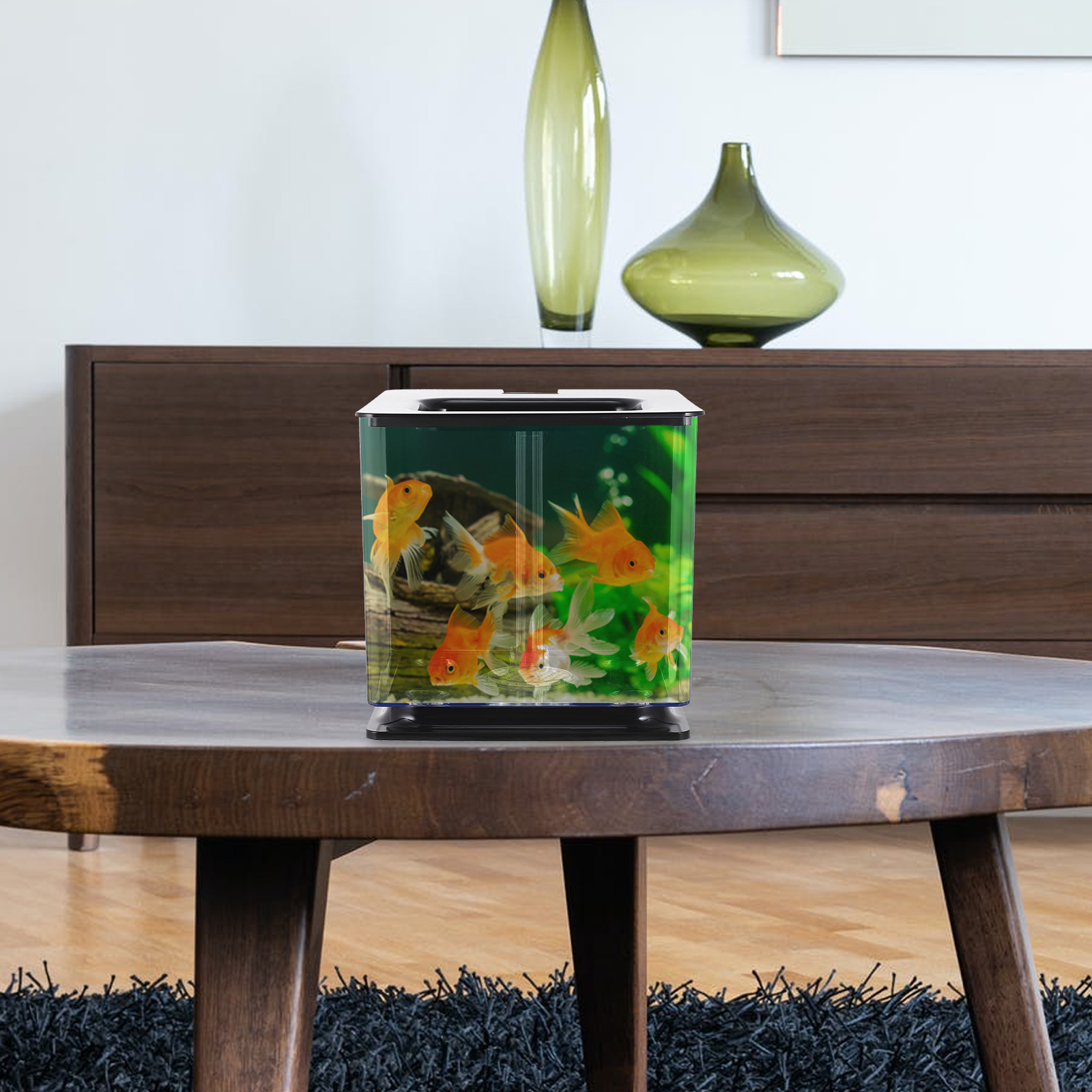 Small Fish Tank Transparent Fish Tank Fish Rearing... – Grandado