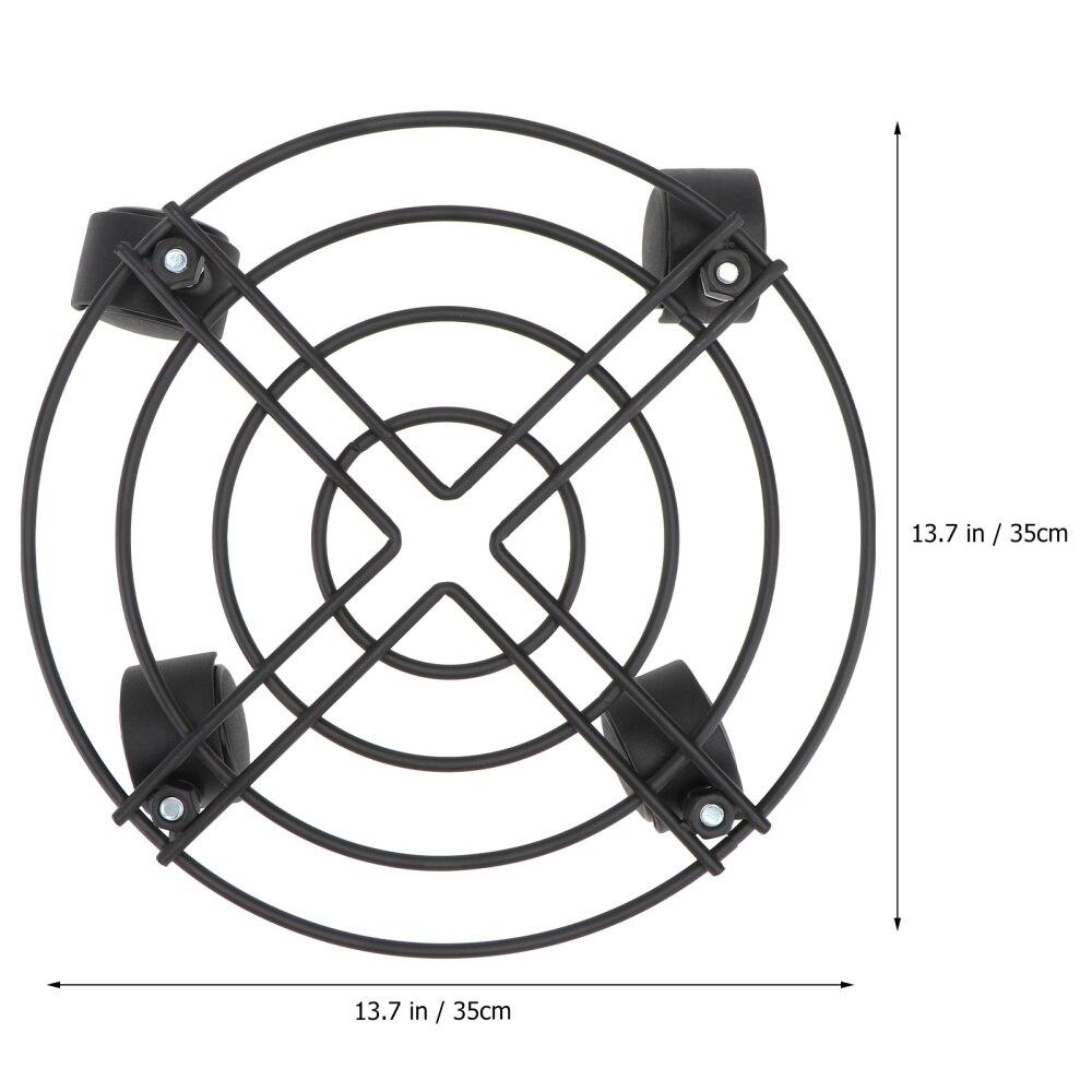 1Pc Universal Wheel Movable Flower Pot Stand Iron ... – Grandado