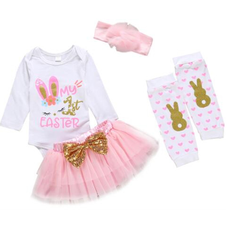 Cute My 1st Easter Newborn Baby Girl Clothes Tops ... – Vicedeal