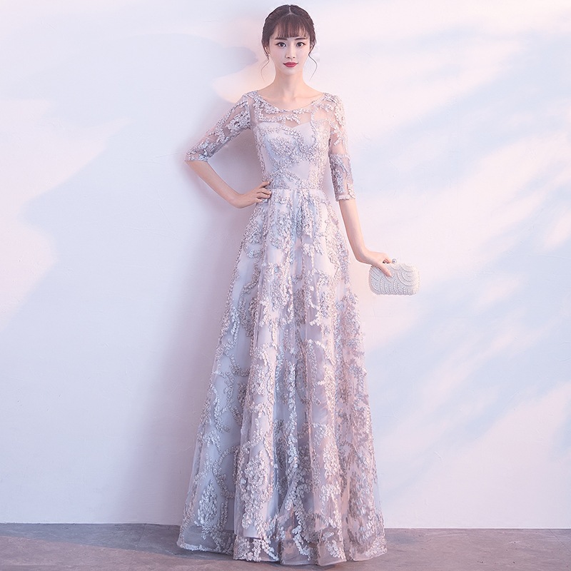 Banquet Evening Dress and Atmospheric Dress Long S... – Grandado