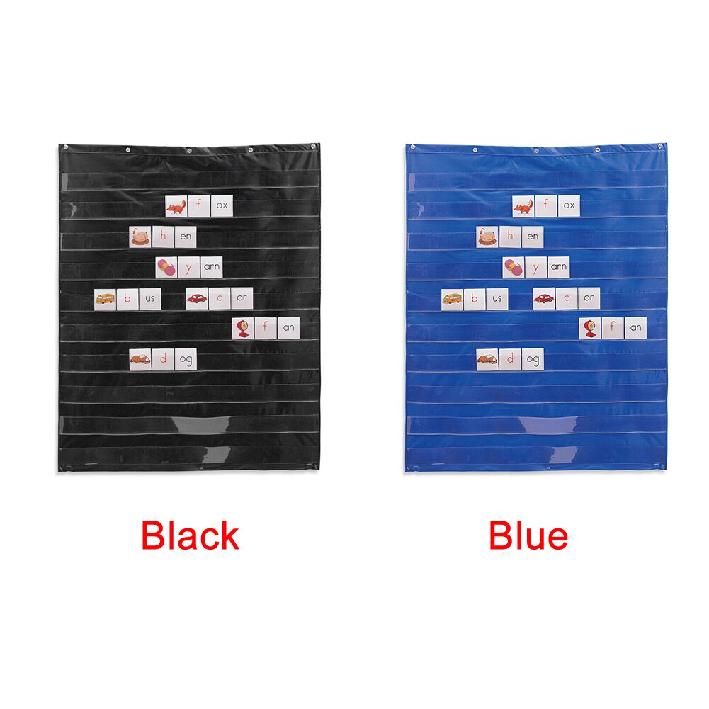 10 Giant Classroom Pocket Chart Standard Insert Ca... – Vicedeal