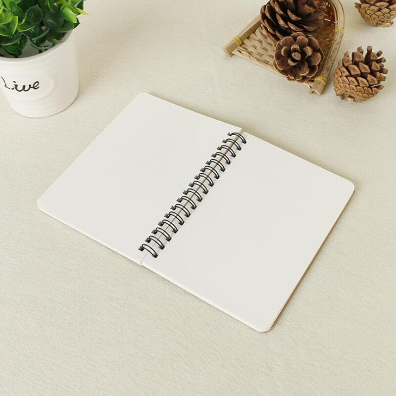 A5 Notebook Kraft Blank Drawing Daily Weekly Plann... – Grandado