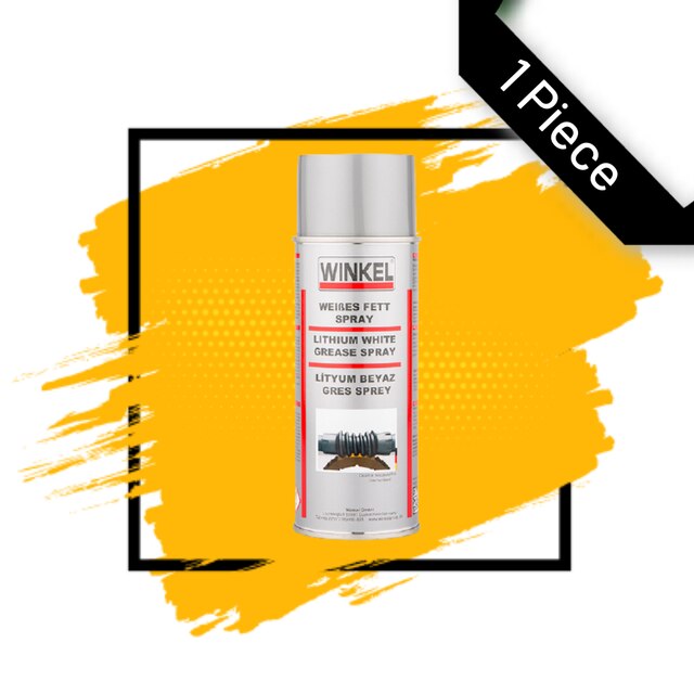 400ML White Lithium Grease Spray Waterproof Preven... – Grandado