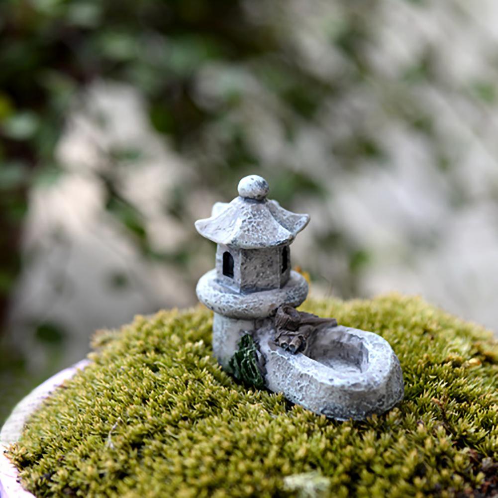 Mini Lighthouse Water Well Bridge Figurines Miniat... – Grandado