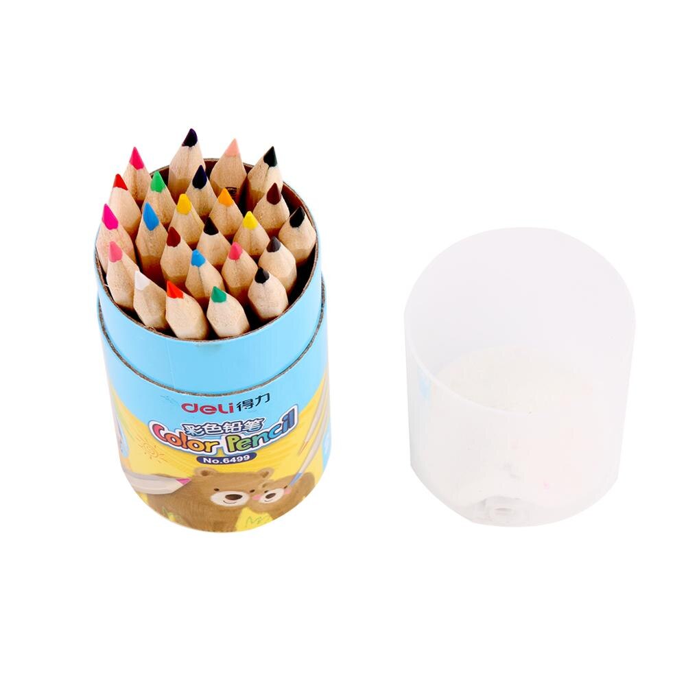 Deli 6499 24 Kleuren Kleur Potloden Natuurlijke Ho... – Grandado
